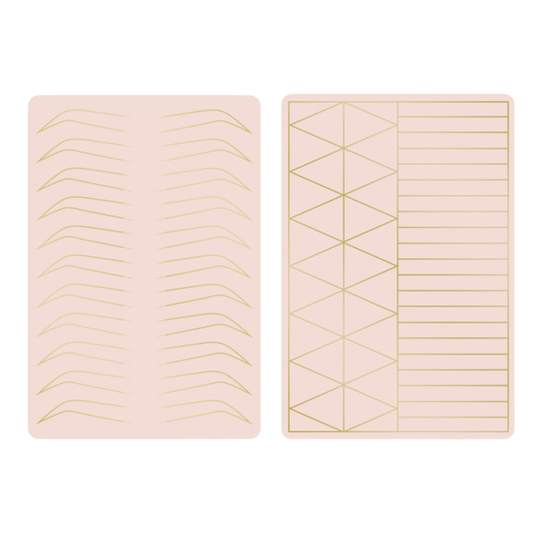 50% OFF! Brow Practice Skin Double Sided - STYLE A – MINX Brows